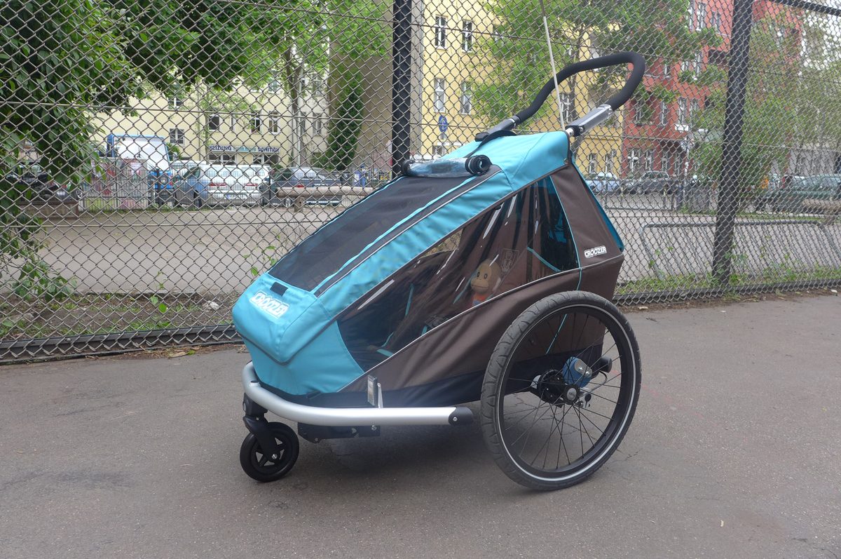 Der Croozer Kid Plus for 1 Fahrradanhänger im Test - Daddylicious